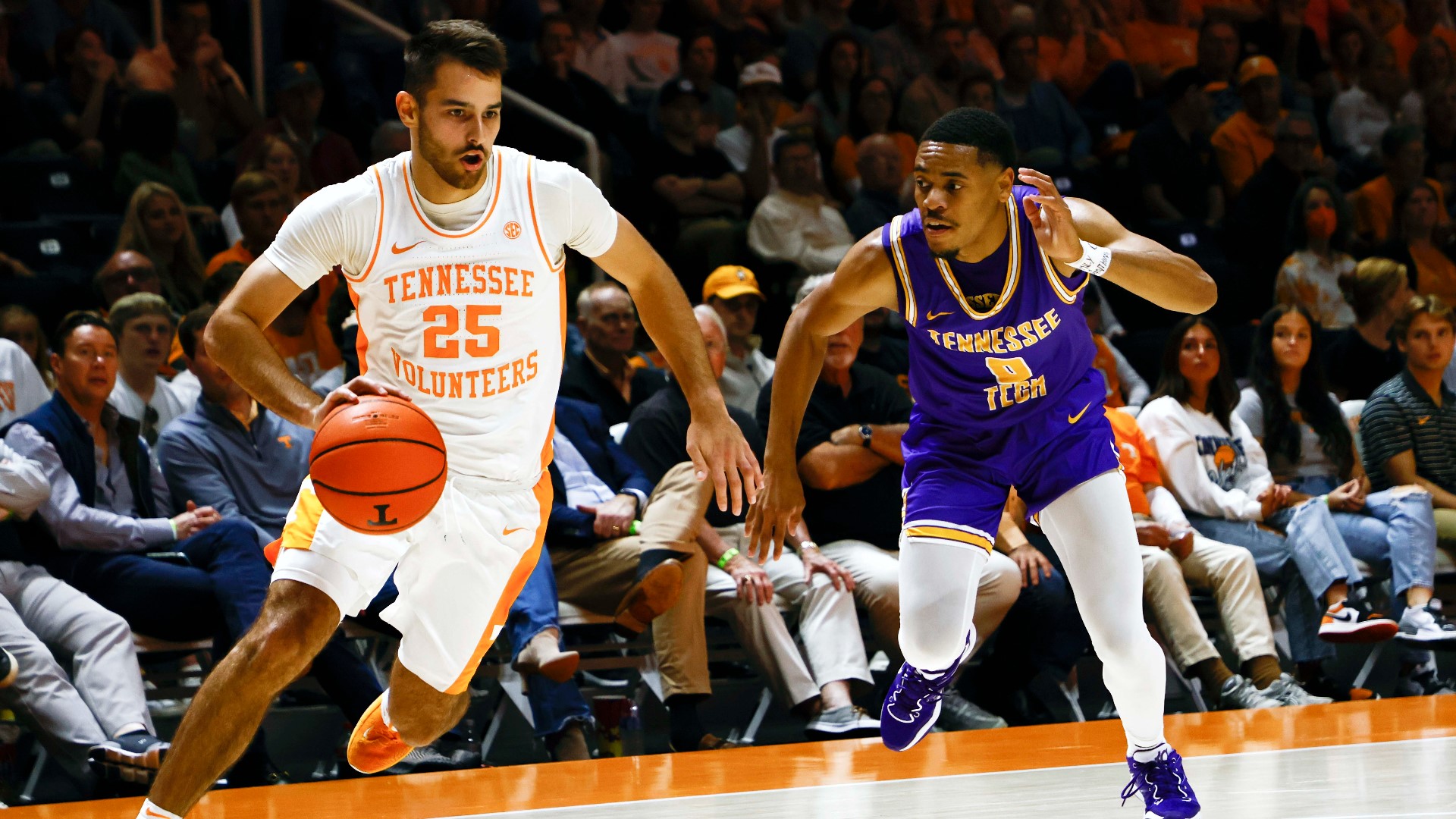 No. 11 Tennessee beats Tennessee Tech in season opener, 75-43 | wbir.com