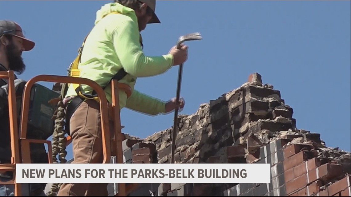 Parks-Belk Building owner to build storefronts and apartments while ...