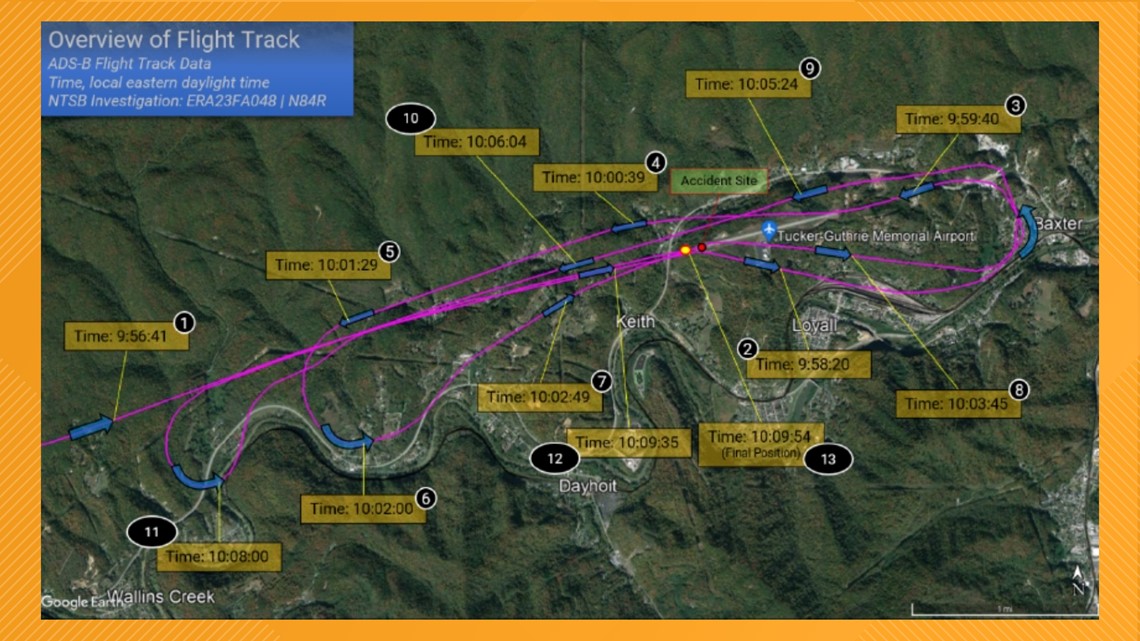 NTSB: Fatal plane crash in KY was near runway during foggy morning ...