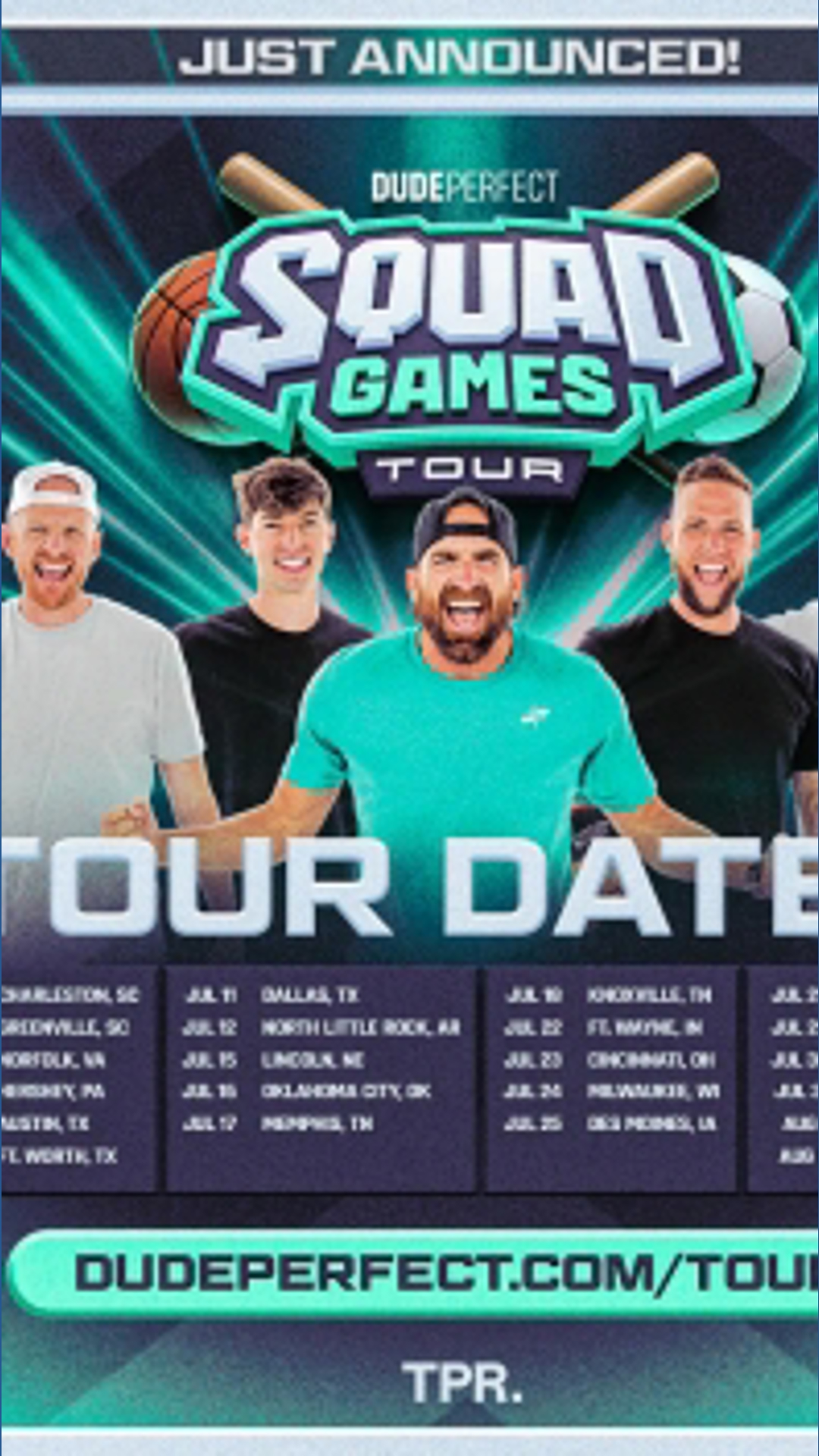 Dude Perfect's 'Squad Games Tour' to hit Food City Center in 2026 ...
