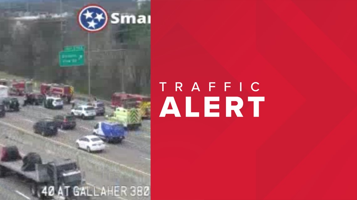 Wreck near West Hills exit causes delays on I-40 | wbir.com