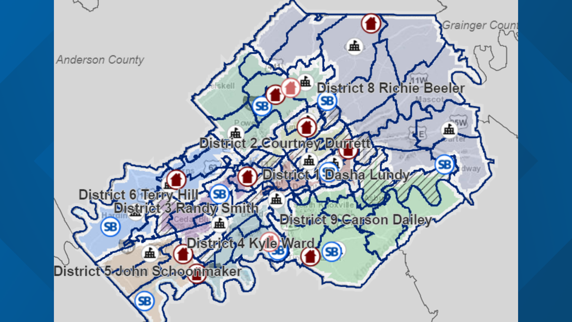 Knox Co. Redistricting Committee votes on new map | wbir.com
