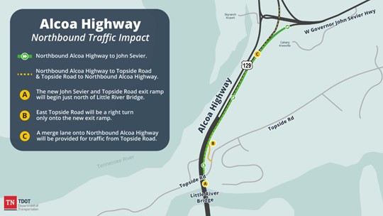 How can construction impact Alcoa Highway traffic? | wbir.com