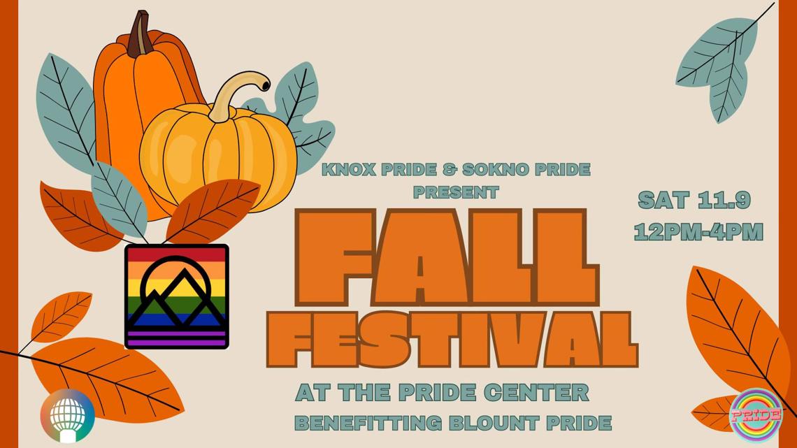 Knoxville Pride groups hosting Fall Festival Nov. 9, benefiting Blount ...
