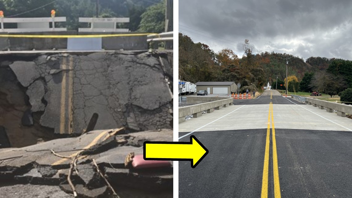 Jones Cove Road reopens in Sevier County after bridge collapse | wbir.com