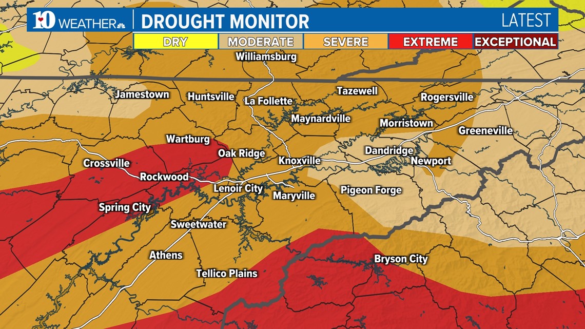 Drought conditions improve in East Tennessee | wbir.com