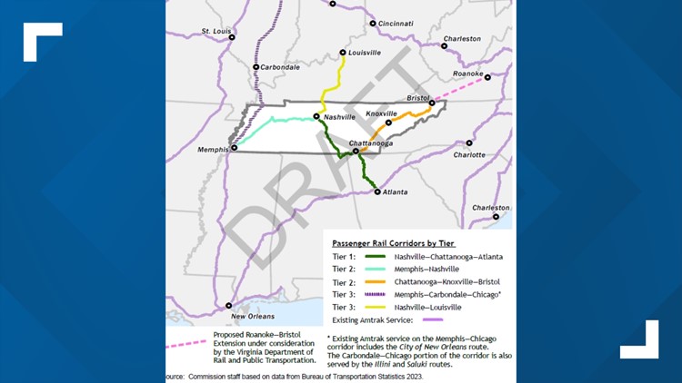 Federal government evaluating Tennessee’s statewide railway proposal ...