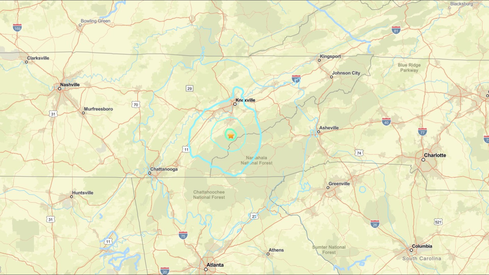 4.1 magnitude earthquake hits Knoxville | wbir.com