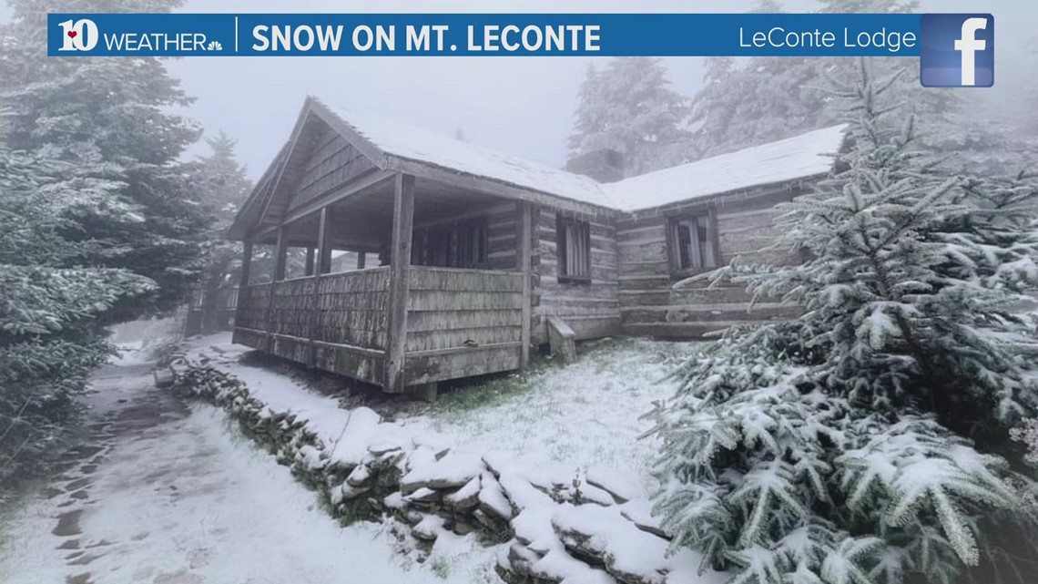 Weather Wednesday: First snow of the season arrives on Mount LeConte ...
