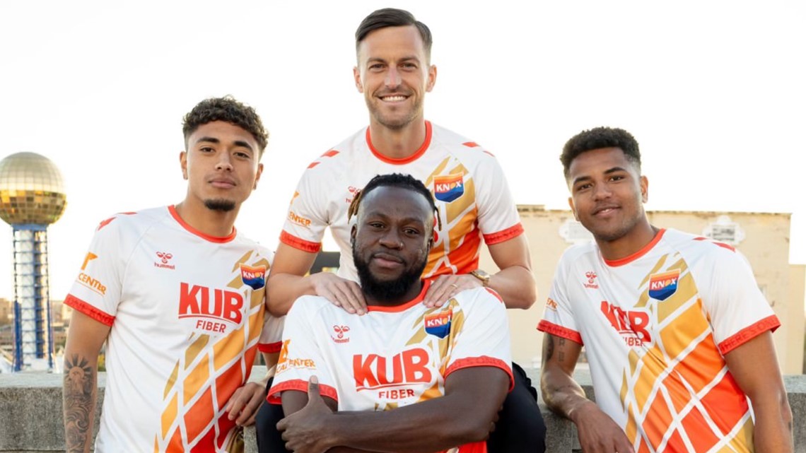 One Knoxville SC unveils new Sunsphere-inspired away kit | wbir.com