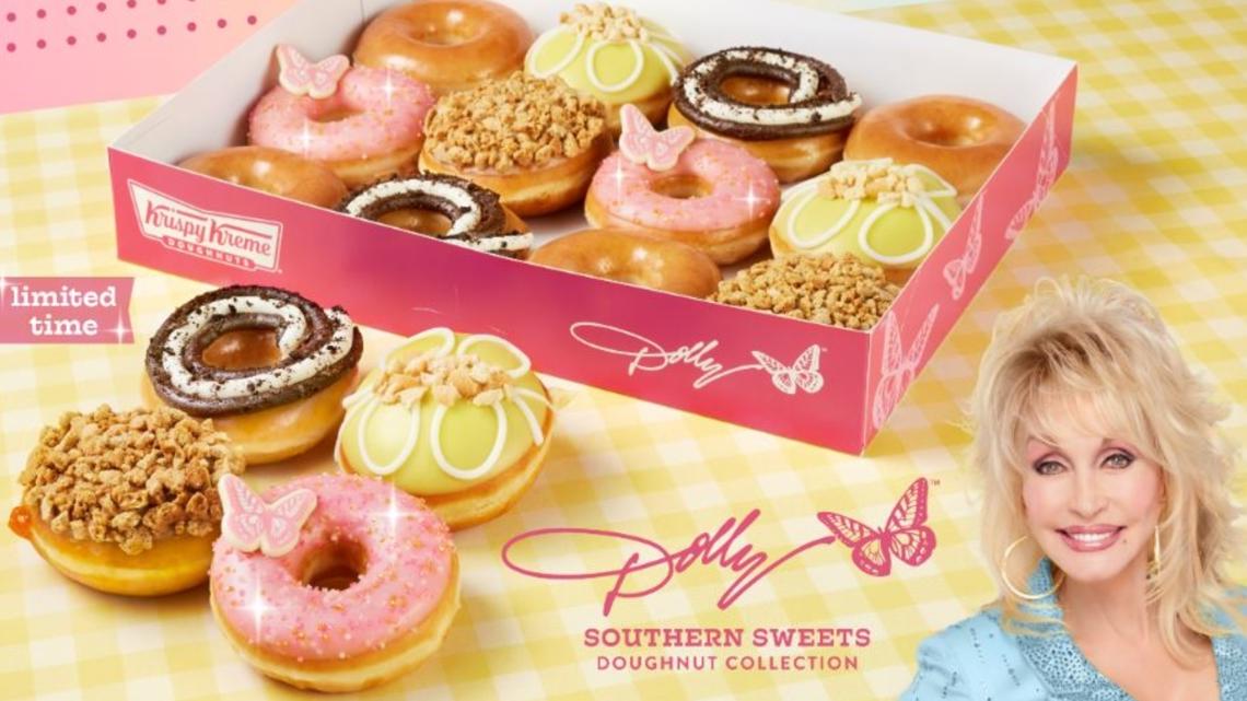 Dolly Parton unveils sweet collection with Krispy Kreme | wbir.com