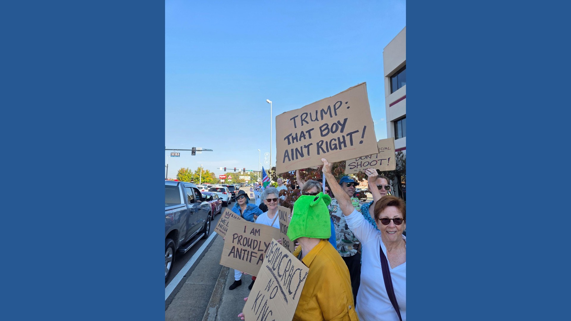 Thousands attend second 'No Kings' protests in East Tennessee | wbir.com