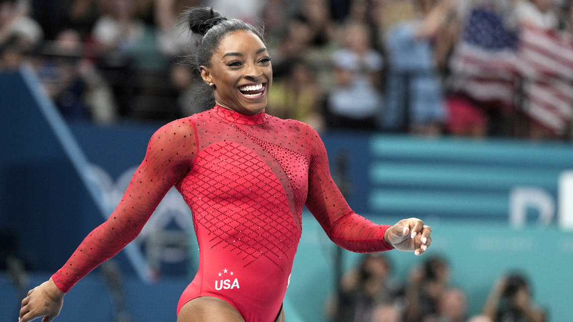 When does Simone Biles compete again in the Paris Olympics? | wbir.com