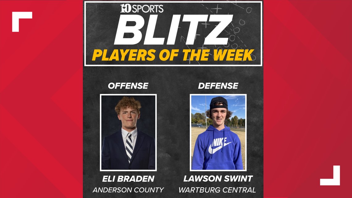 10Sports Blitz Week Eight Players of the Week | wbir.com