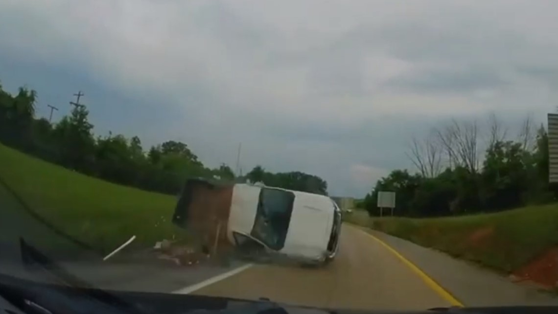 Wrong-way police chase ends in truck flipping several times | wbir.com
