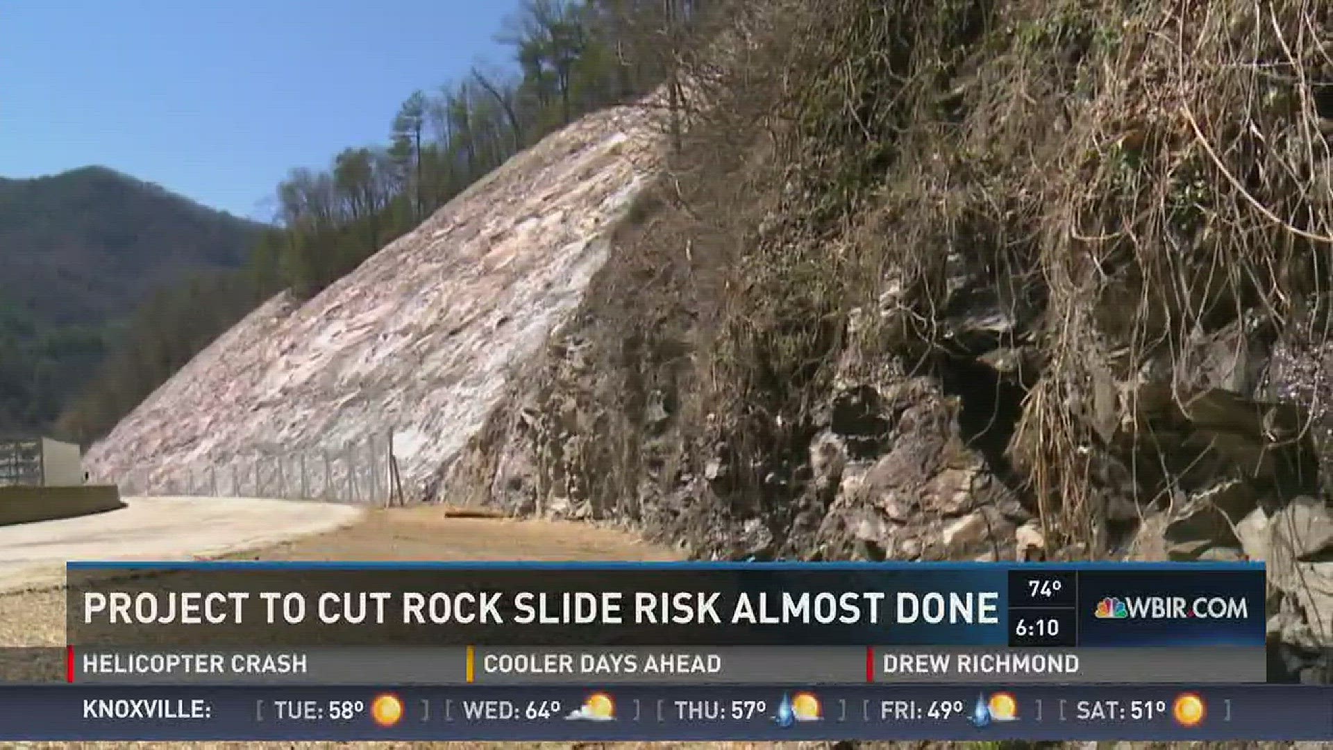 I-40 rockslide prevention project in final stages | wbir.com
