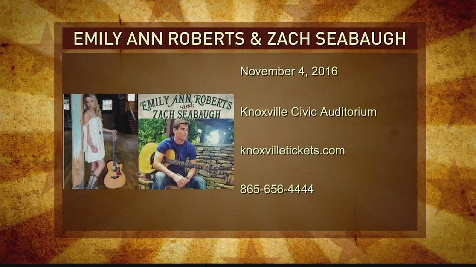 Emily Ann & Zach Seabaugh team up for Knoxville concert | wbir.com