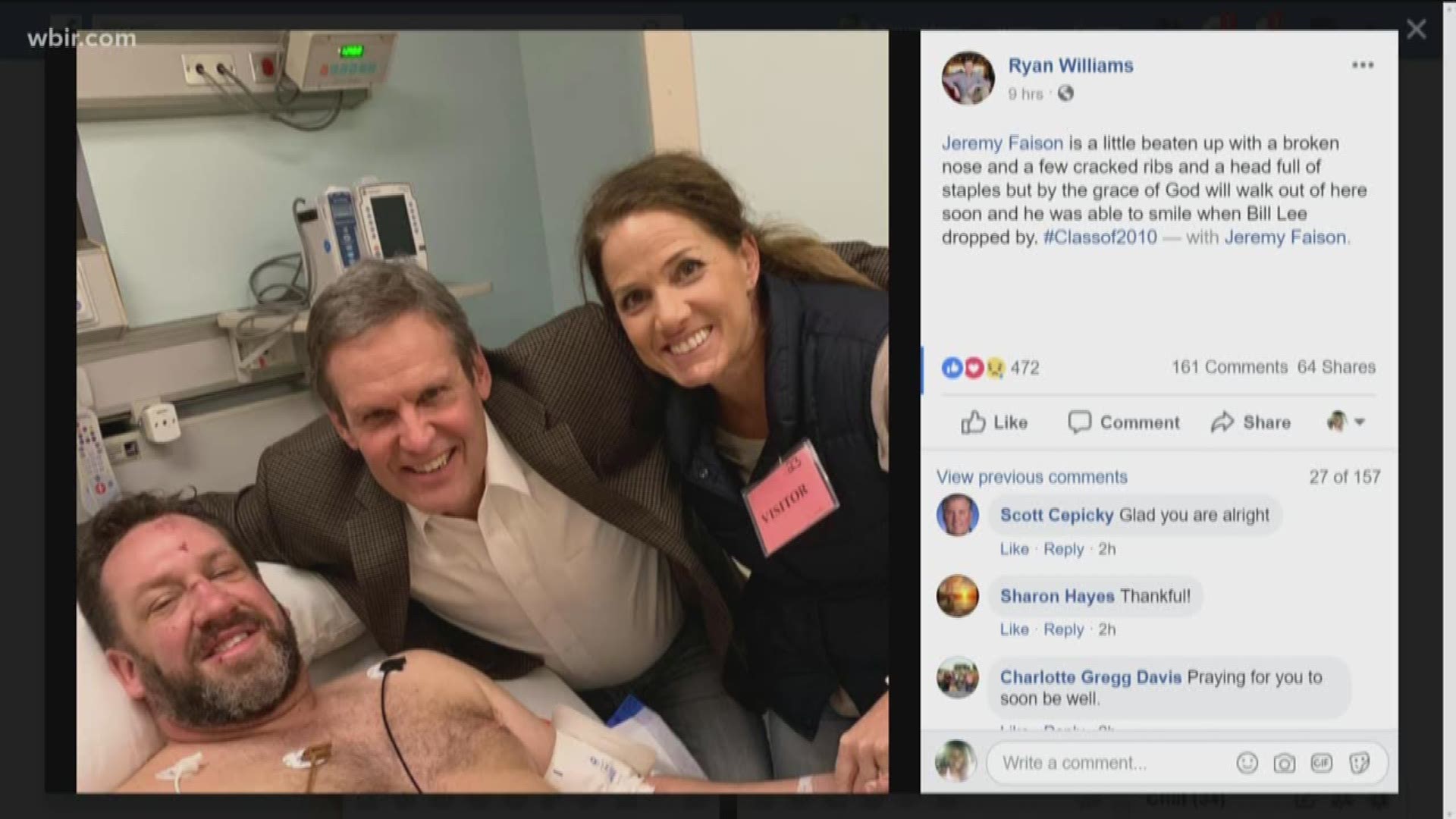 East TN State Rep. Faison injured in crash on I-40 | wbir.com