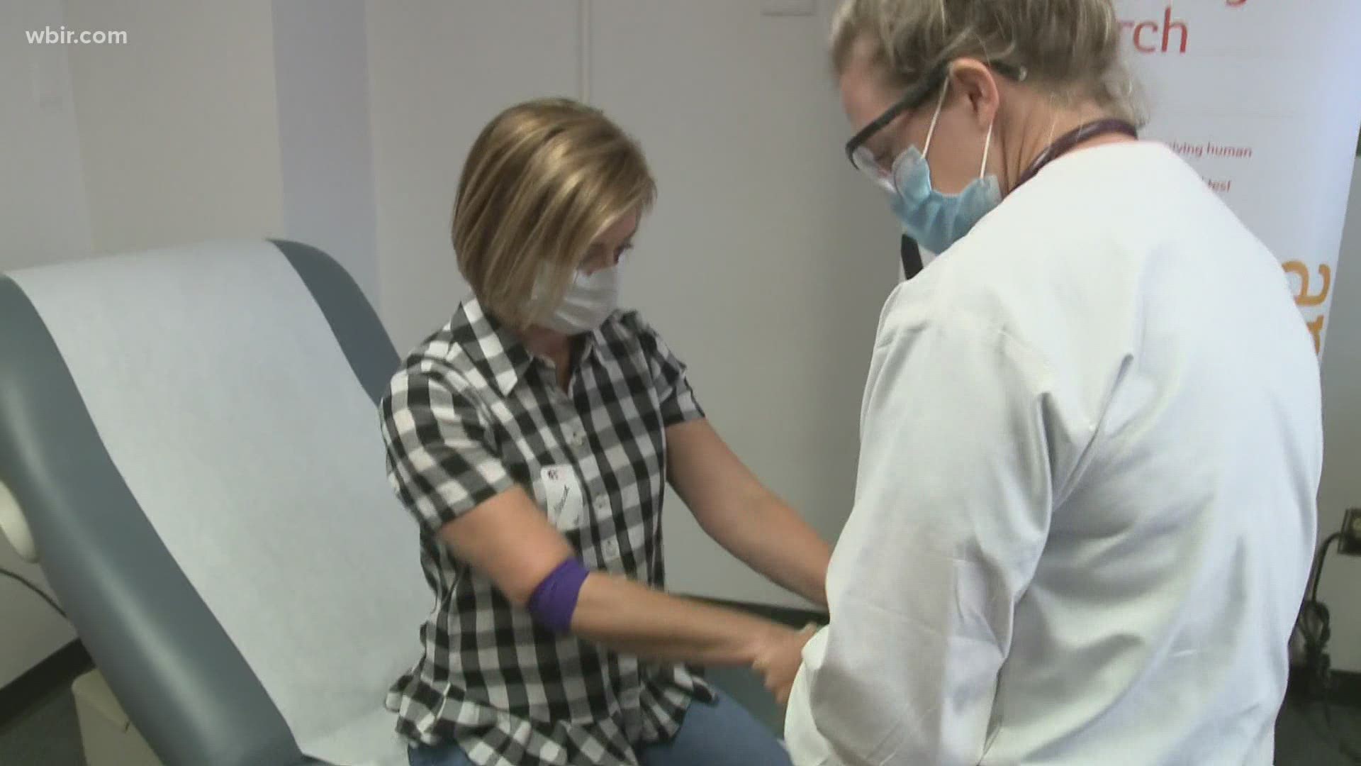 WBIR's Robin Wilhoit receives first shot in human trial of COVID-19 ...