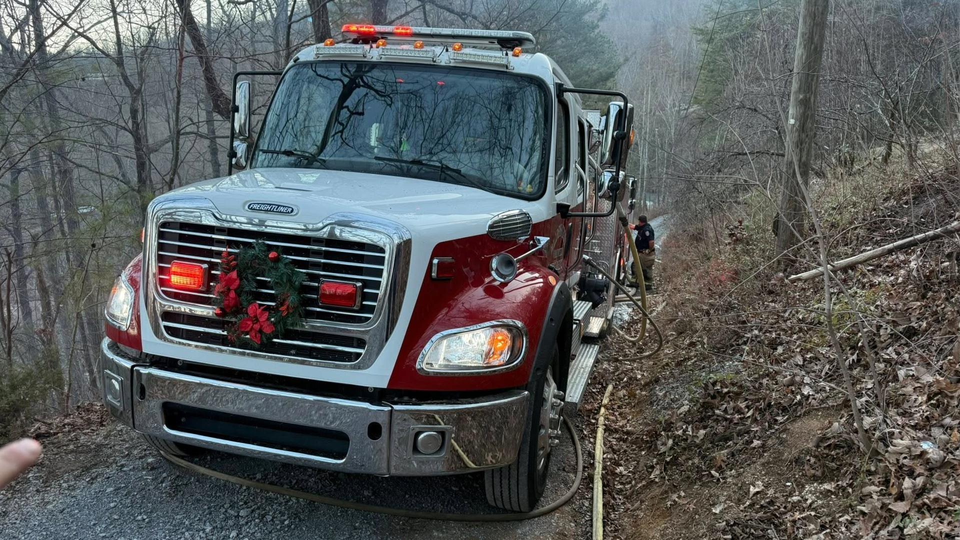 Structure fire on Bluff Mountain in Walden's Creek a total loss, 1 ...