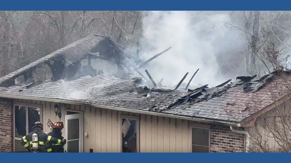 KFD: Two people taken to the hospital after North Knoxville house fire ...
