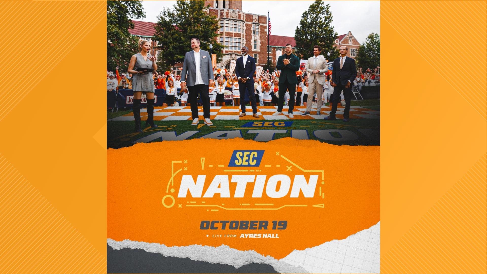 SEC Nation coming to Knoxville for matchup against Vanderbilt | wbir.com