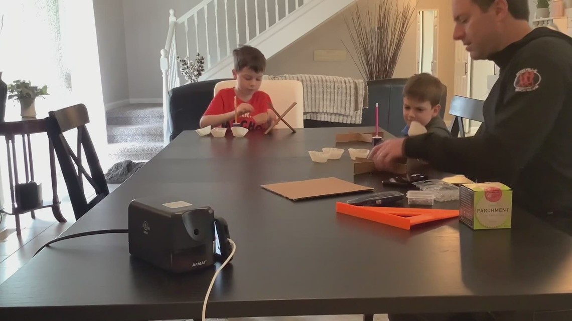 Mike Witcher and sons build an anemometer | wbir.com