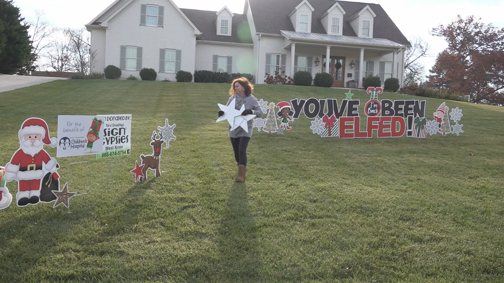 Sign Gypsies West Knox franchise spreads joy with yard greetings | wbir.com