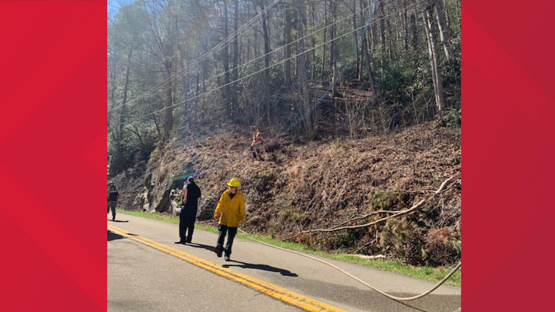 Small wildfire contained outside GSMNP HQ | wbir.com
