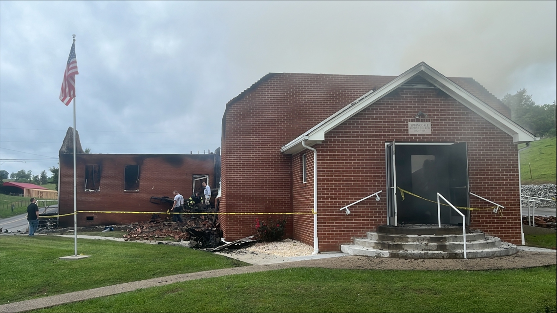 No injuries reported after church fire in Claiborne County | wbir.com