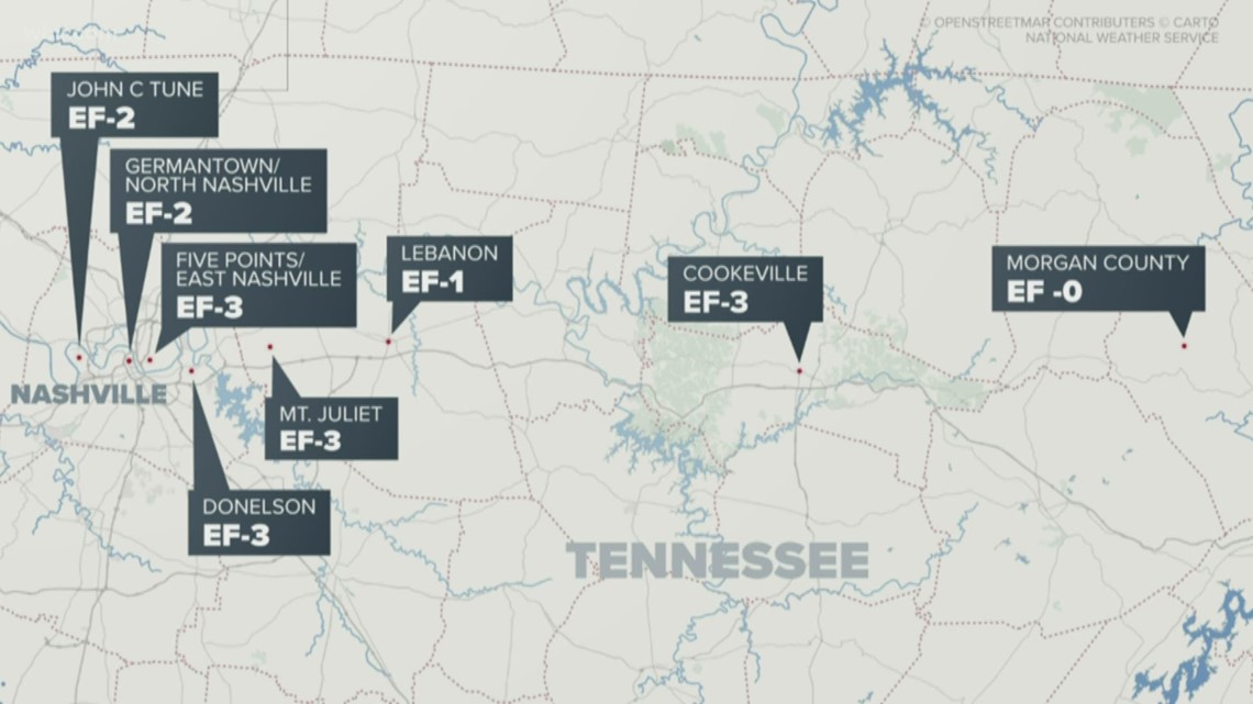 What is the EF scale and how does it measure tornado damage? | wbir.com