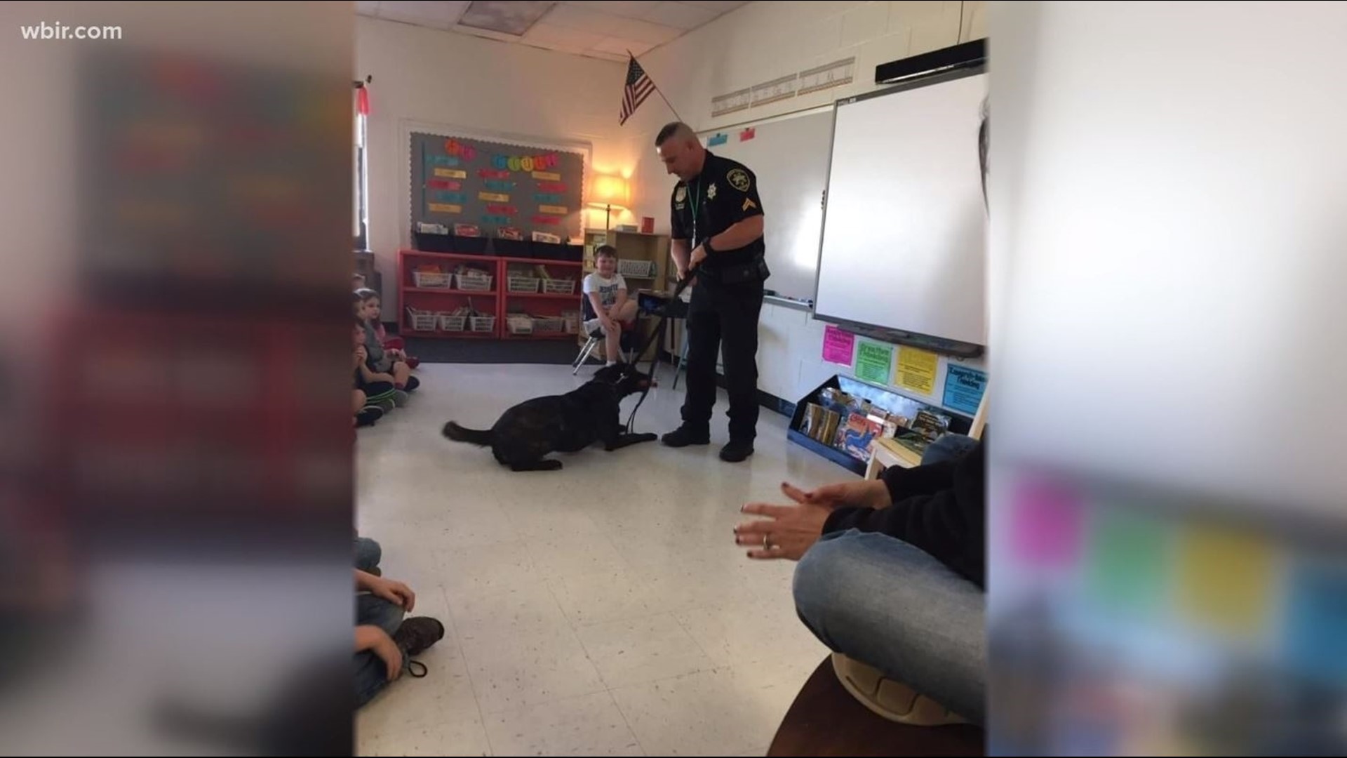 Steekee Elementary students honor fallen Loudon Co. deputy | wbir.com