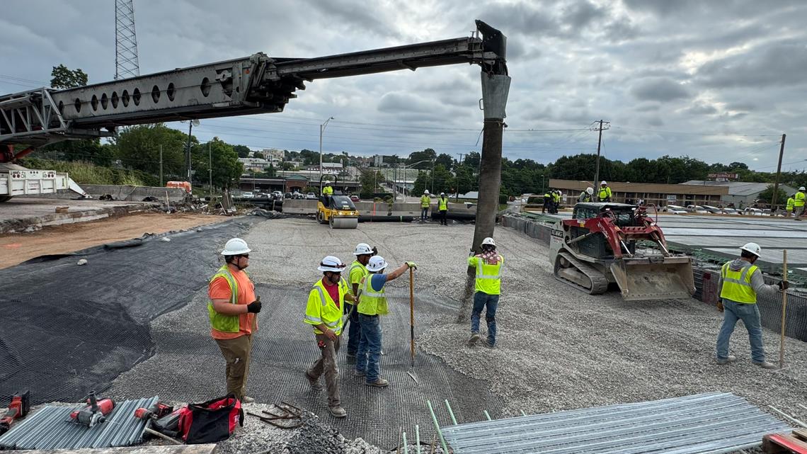 TDOT crews advance in Knox County bridge replacement | wbir.com