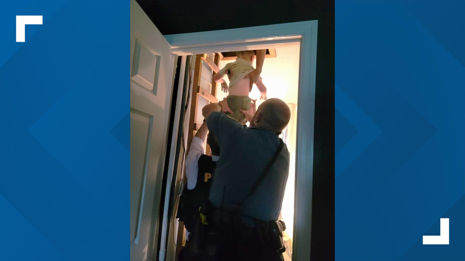 Missing 3-year-old boy found in attic in Clarksville after Amber Alert ...