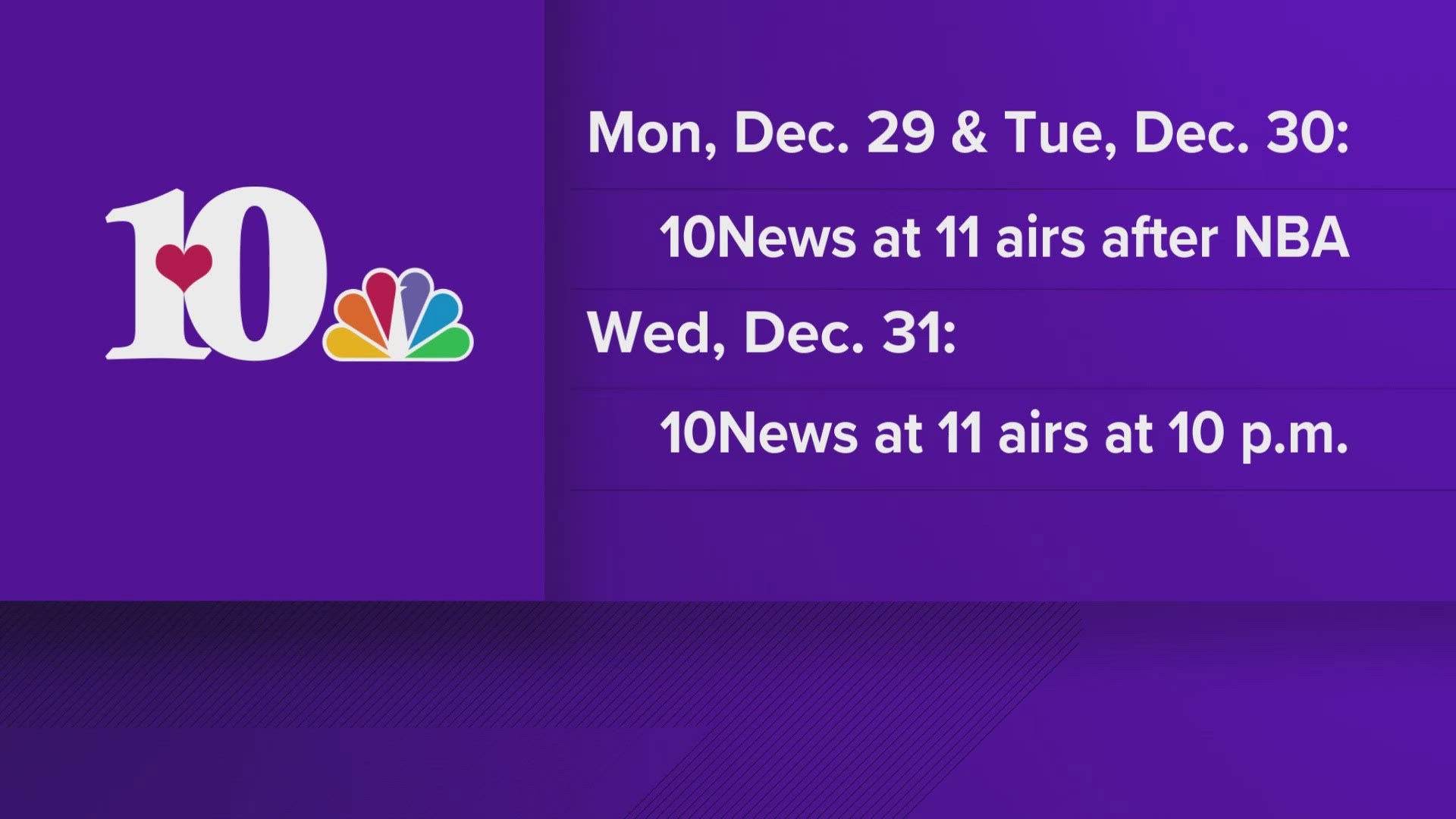 WBIR programming changes this week | wbir.com