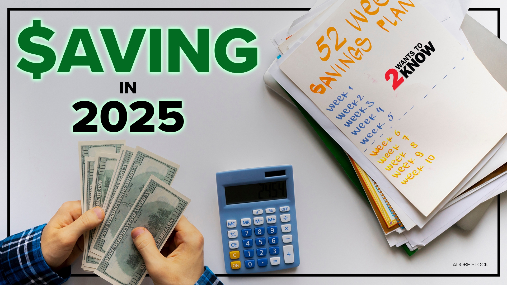 Save money in 2025 by trying a 52-week saving challenge | wbir.com
