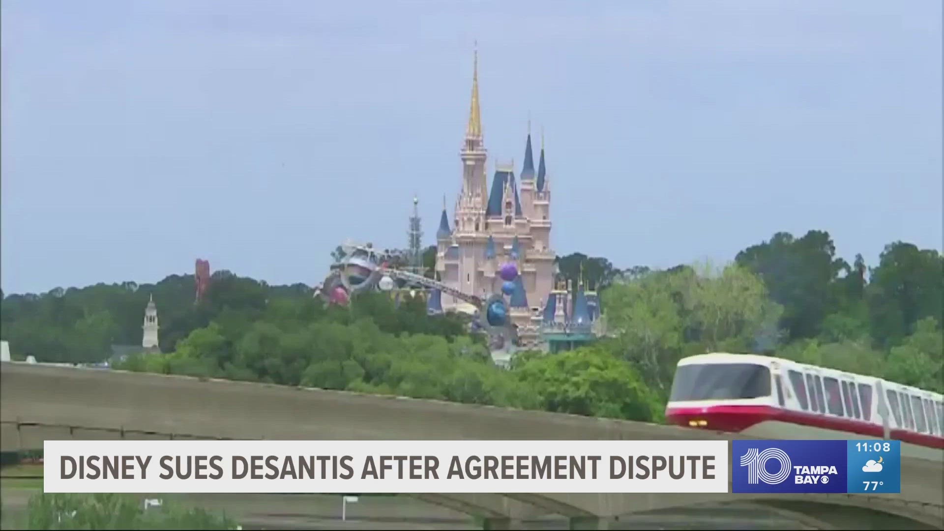 Disney sues DeSantis over district park takeover | wbir.com