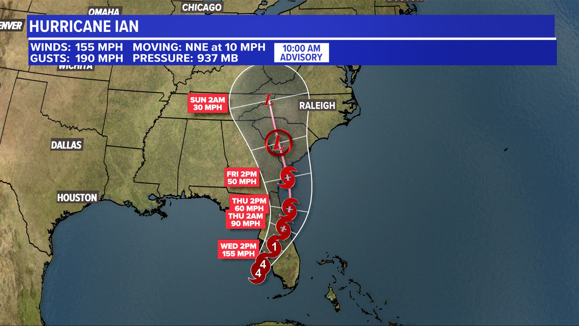 Florida prepares as Hurricane Ian continues to strengthen | wbir.com