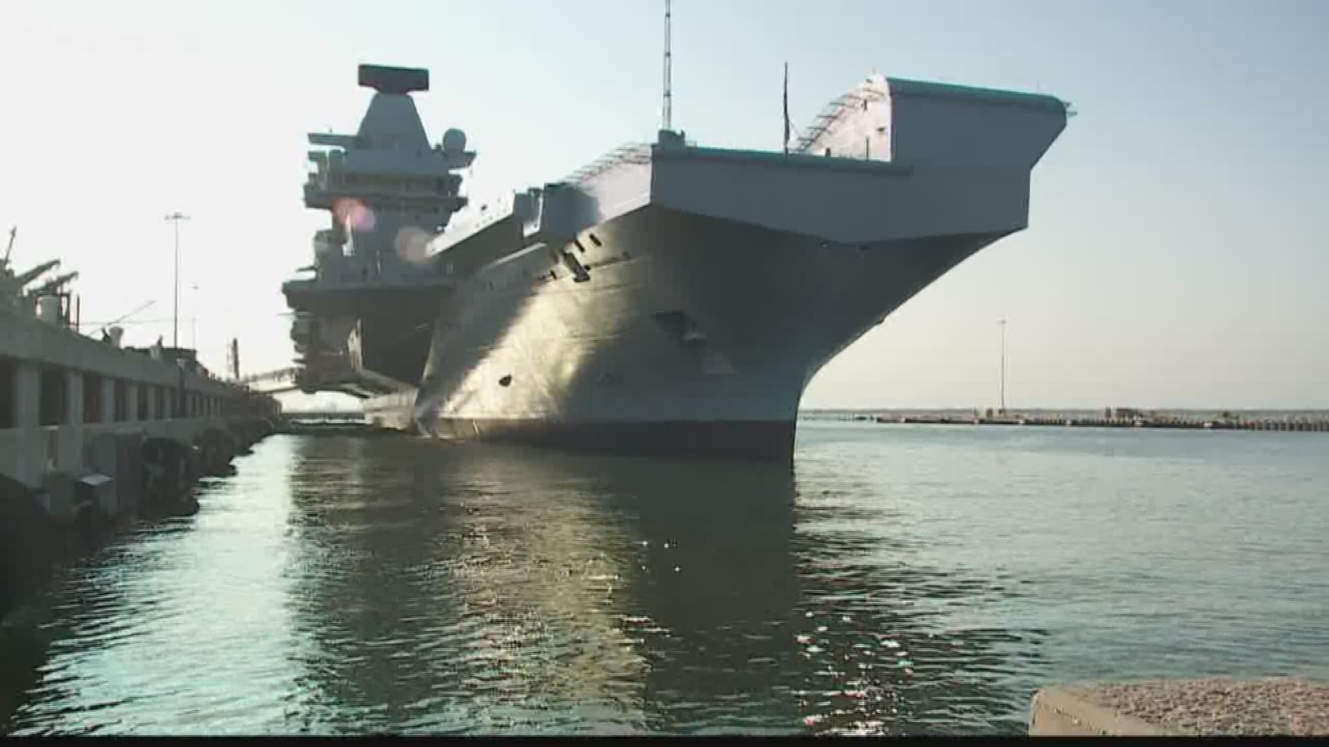 Britain's newest and largest warship visits Naval Station Norfolk ...
