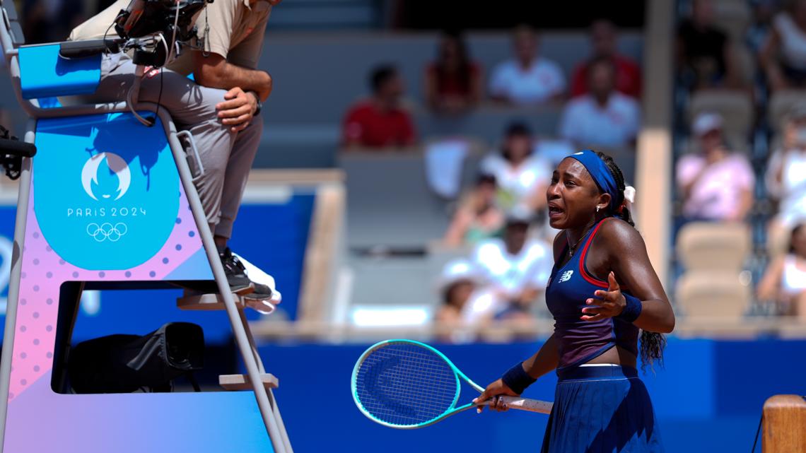Coco Gauff argument with official | Watch | wbir.com